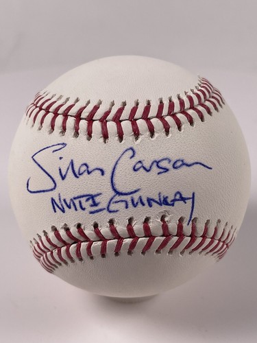 SILAS CARSON SIGNED OFFICIAL MLB BASEBALL NUTE GUNRAY STAR WARS BECKETT ...