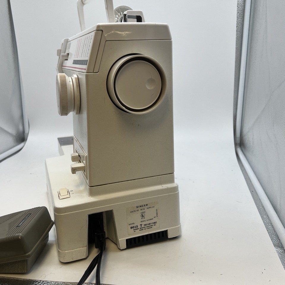 SINGER 9015 T SEWING MACHINE Working With Pedal | eBay