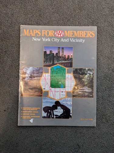 AAA Maps for Members - New York City and Vicinity 1995 | eBay