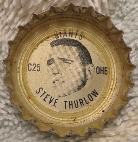 1966 NFL Coke - Tab Giants Bottle Cap - Steve Thurlow - Stanford alumni ...