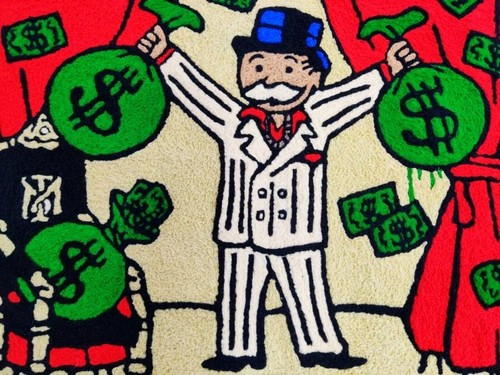 Alec Monopoly Scarface Hand-Tufted Living Room Modern Rugs Area Accent ...