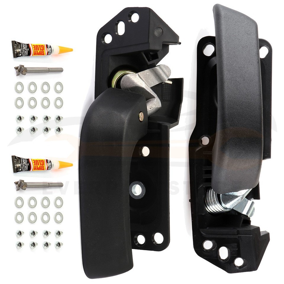 2x LH+RH Black Door Handles Fits 2007-2013 GMC Sierra 1500 Chevy ...