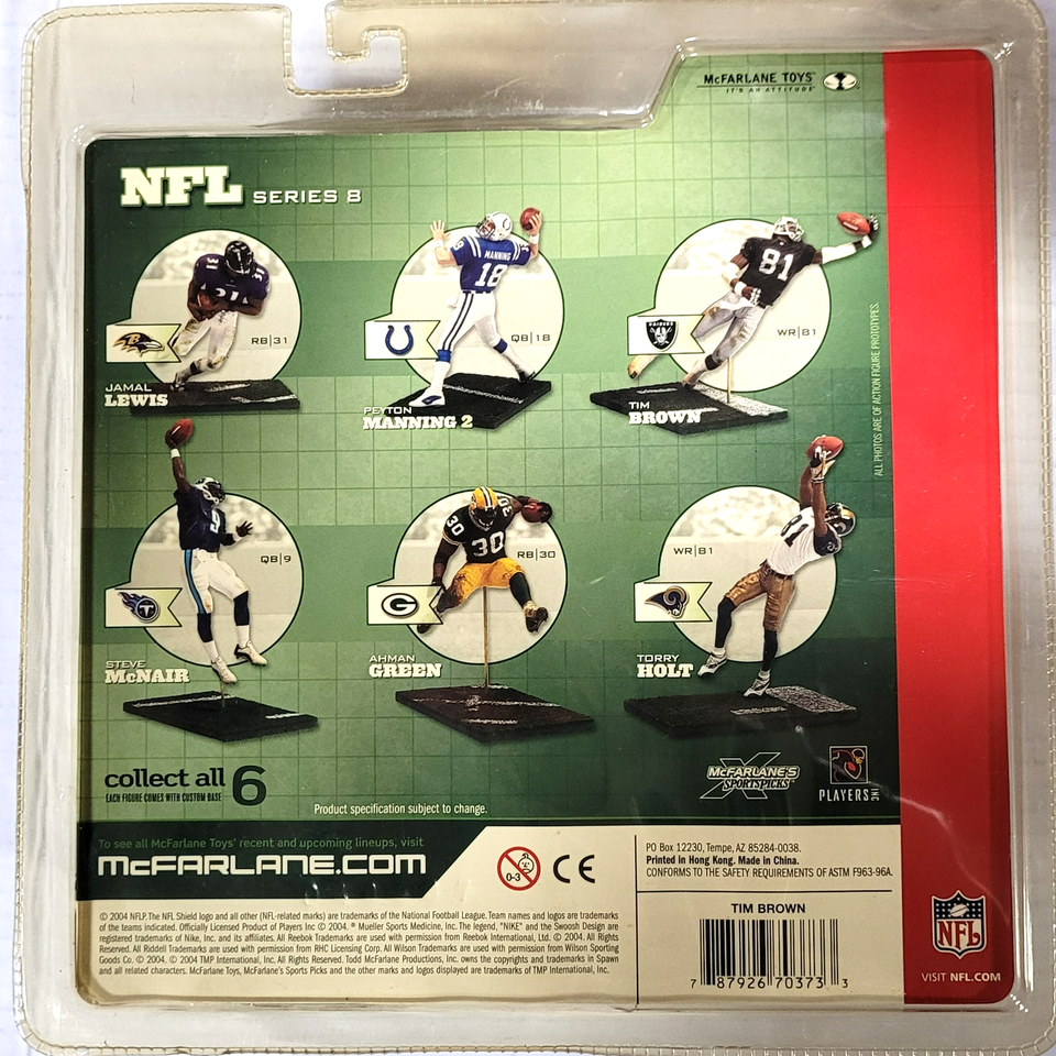NFL Oakland Raiders - Series 8 McFarlane, NEW (Tim Brown) | eBay