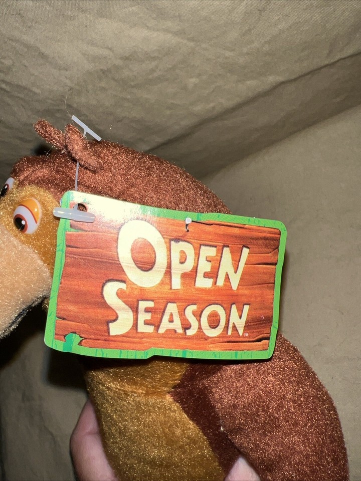Open Season BOOG 6" Plush Bear 2006 Sony Picture Animation NWT Nanco ...
