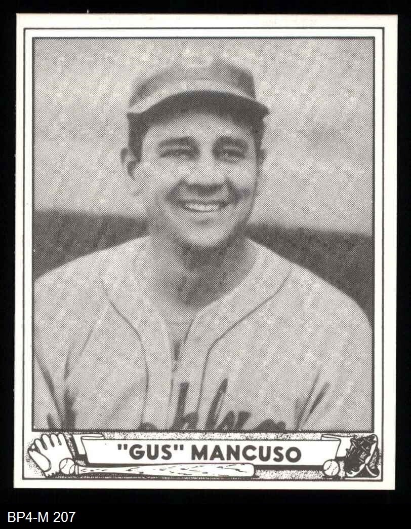 1940 Play Ball Reprint #207 Gus Mancuso Dodgers 8 - NM/MT | eBay