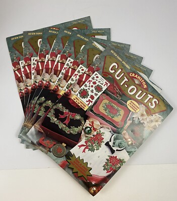 LOT 7 New Cranston Cut-Outs no sew fabric appliques style WA105-R ...