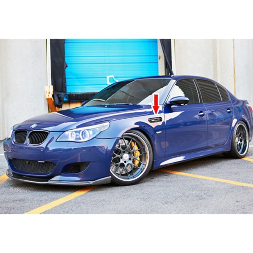 M5 Style Side Fender Air Flow Vents Grille 1SET Fits BMW E39 E60 E61 ...