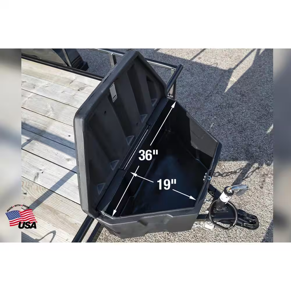 NEW Heavy Duty Matte Plastic Trailer Tongue Truck Tool Box 18in X 19in ...
