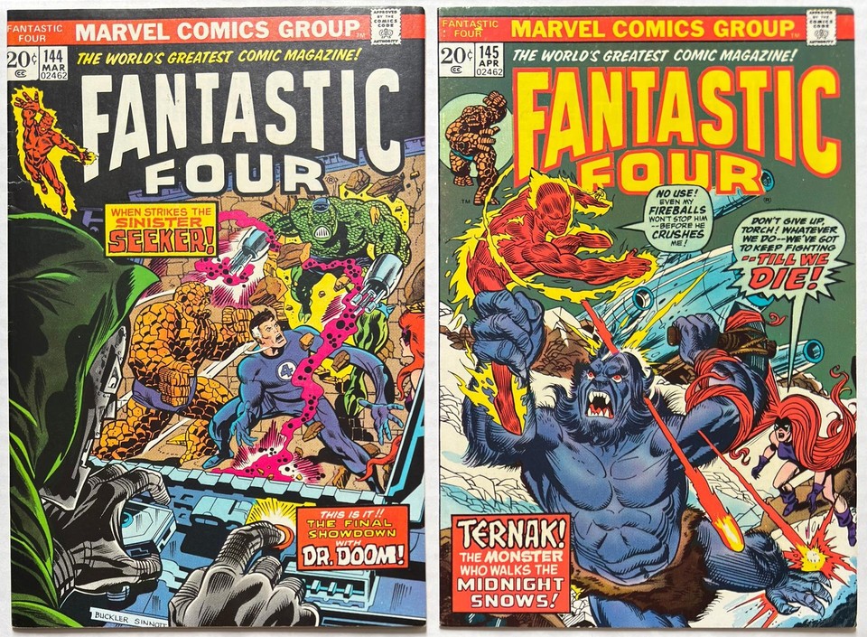 FANTASTIC FOUR 114-296 | Full run | Stan Lee, Jack Kirby, Byrne ...