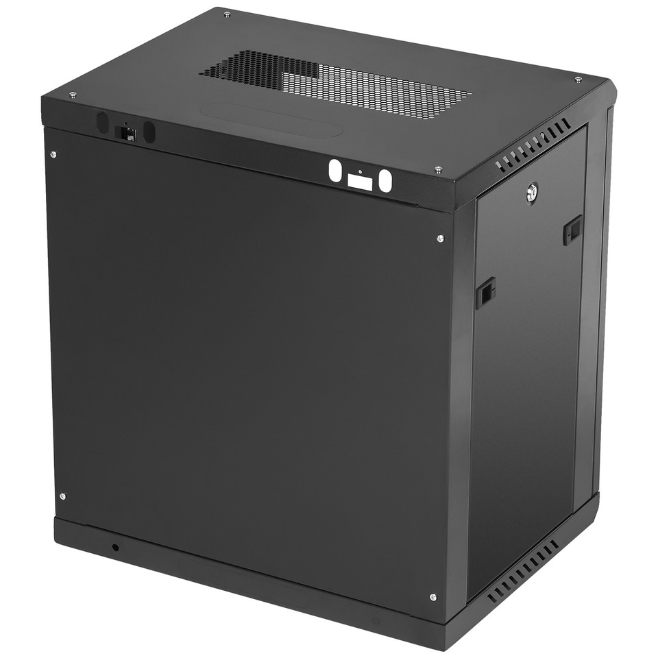 12U Wall Mount Network Server Rack Cabinet Enclosure 15.5'' Deep Door ...