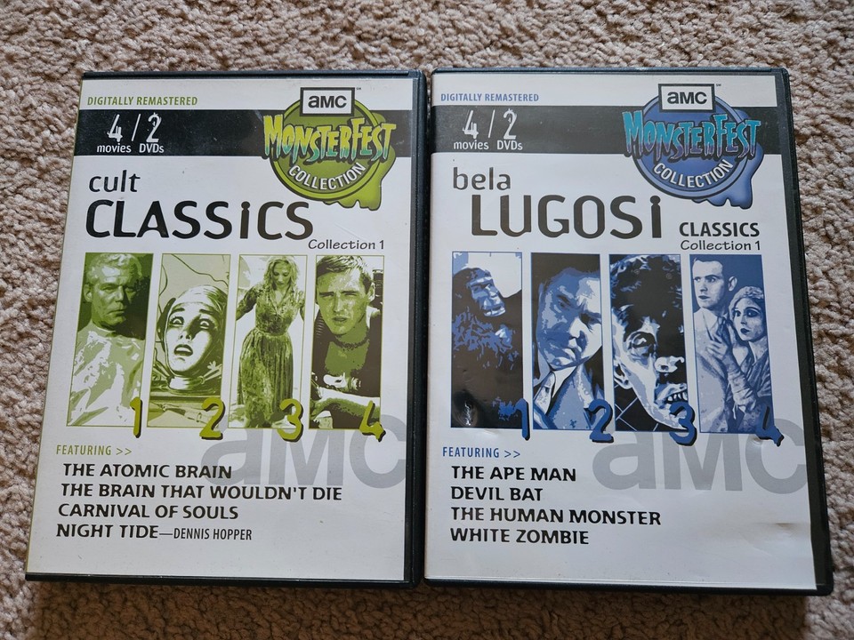 HUGE Classic Horror DVD Lot (Hammer, Universal, AMC, Bela Lugosi, B&W ...