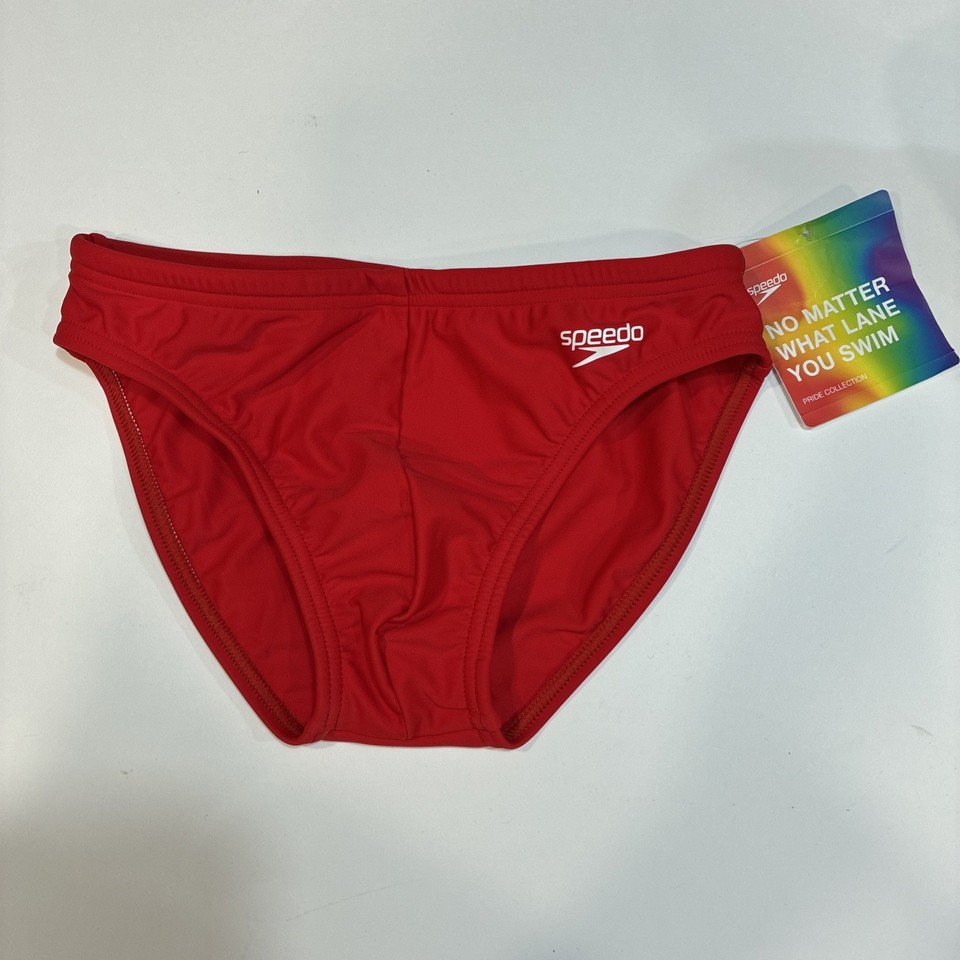 New Speedo Men's Pride Collection Graphic Solar 1" Swim Brief 30 ...