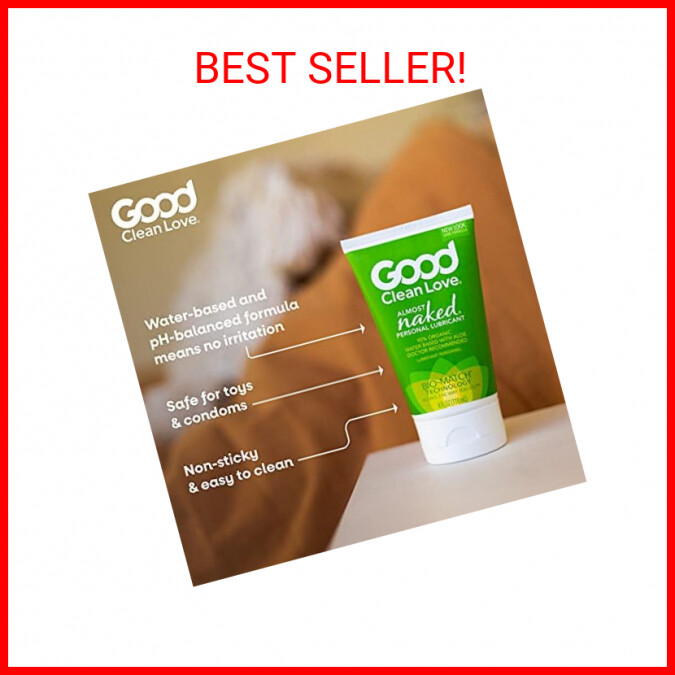 Good Clean Love Almost Naked Personal Lubricant, Organic Water-Based ...