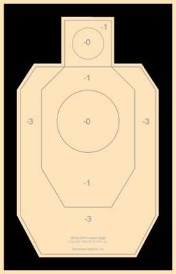 Official IDPA Practice Targets [22.5" x 34.5"] (300 targets) | eBay