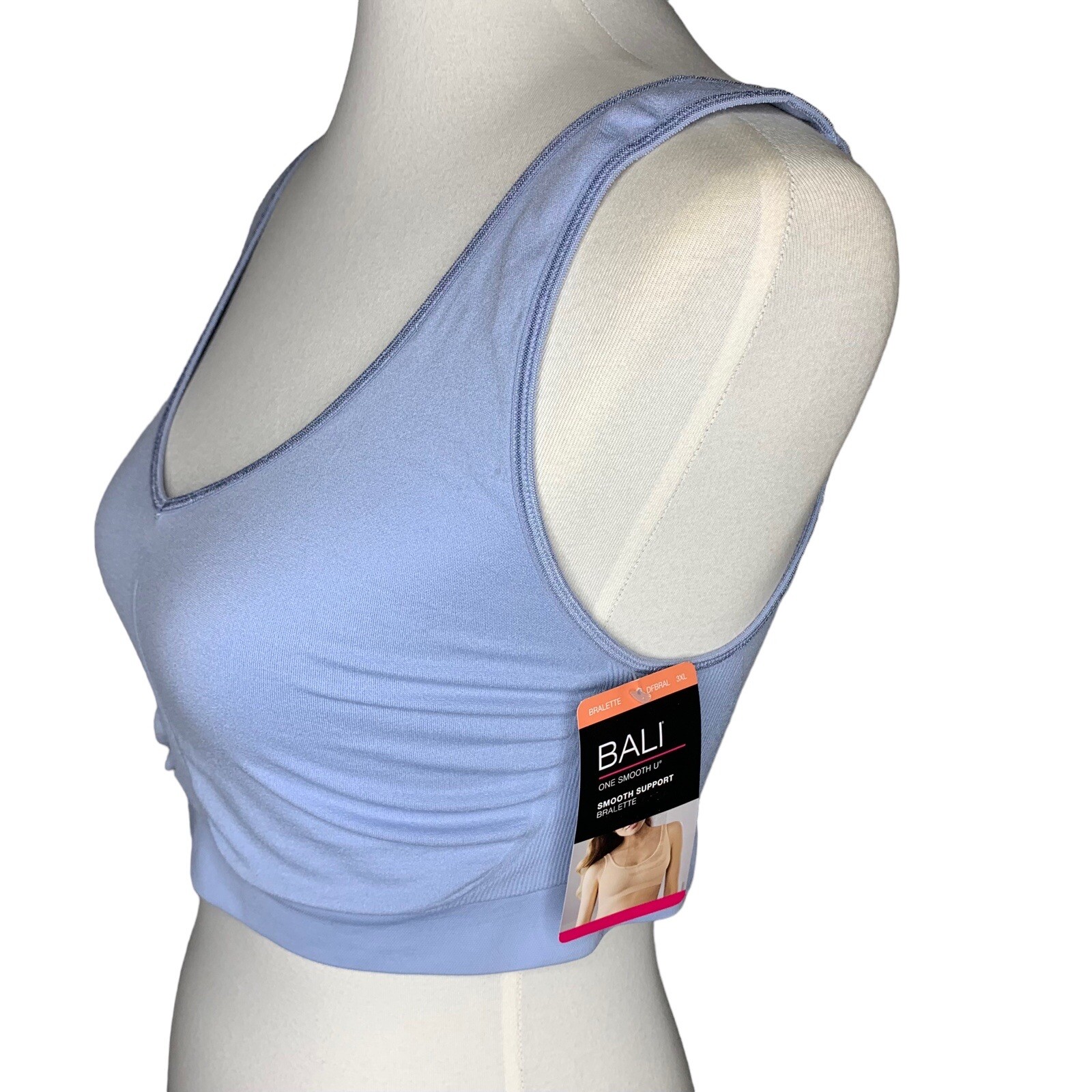 Bali Women's One Smooth U Bralette Blue Flight 3X-Large for sale online ...