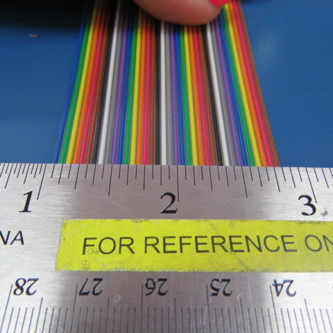 3M 3302/36 Qty of 75 per Lot Flat Ribbon Cable Multiple 36 Conductors 0 ...