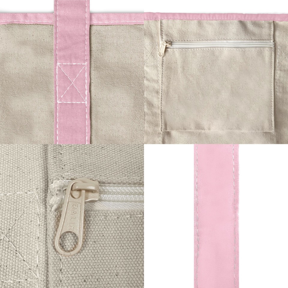 22" Extra Large Open Top Shopping Tote Grocery Bag with Outer Pocket | eBay