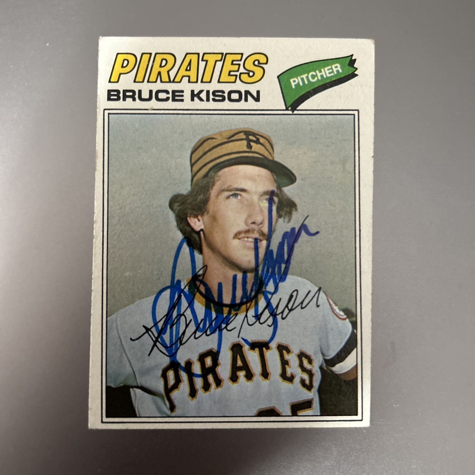 BRUCE KISON 1977 TOPPS AUTOGRAPHED SIGNED AUTO BASEBALL CARD | eBay