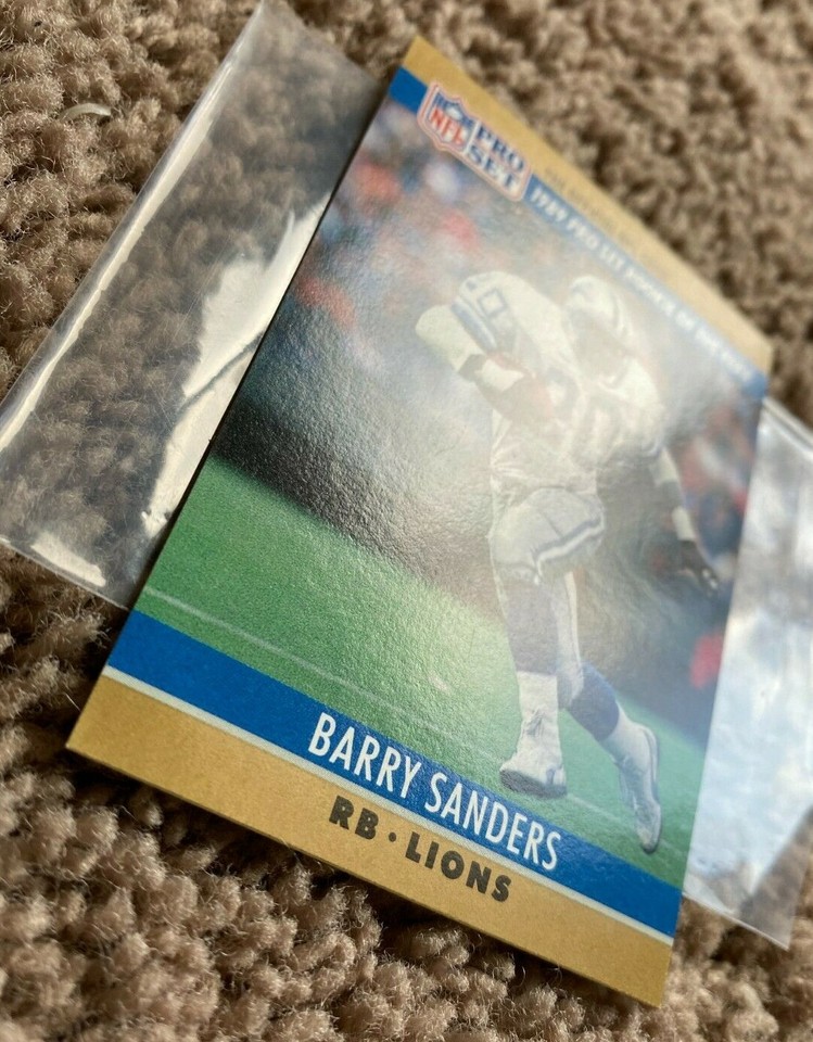 1990 Pro Set #1 Barry Sanders Lions “Rookie of the Year” HOF - Zoom on ...