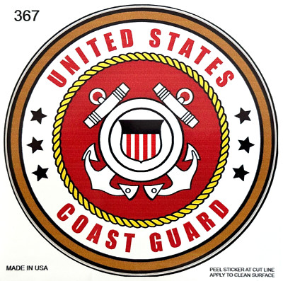 U.S. Coast Guard .. Military... Truck Decals Sticker (4 Pack) #367 | eBay