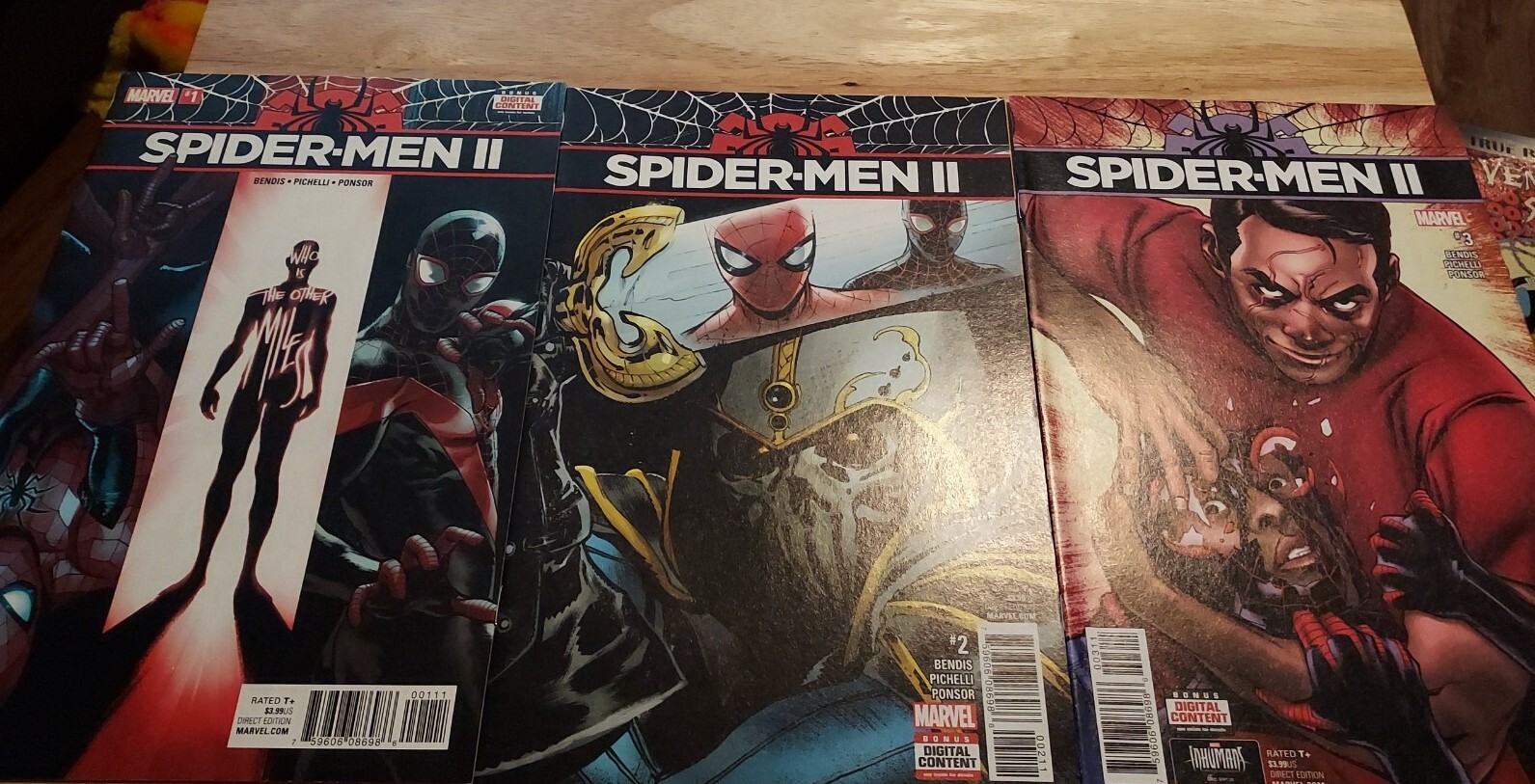 SPIDER-MEN II #1-5 (2017) 9.4 NM/ Complete 1st Appearance of Evil Miles ...