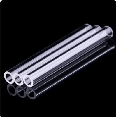 (10 Pack) 4" Inch Clear Pyrex Glass Blowing Tube 12mm OD 8mm ID 2mm ...