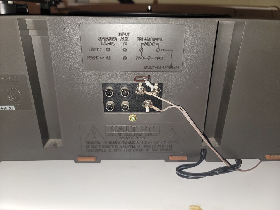 Sound Design 6821-M Stereo Dual Cassette Record Player Vintage ...