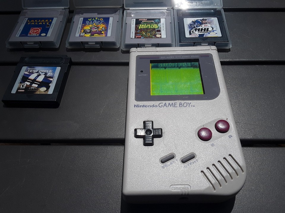 Original Nintendo Gameboy DMG-01 Gray W/ 7 Games | eBay