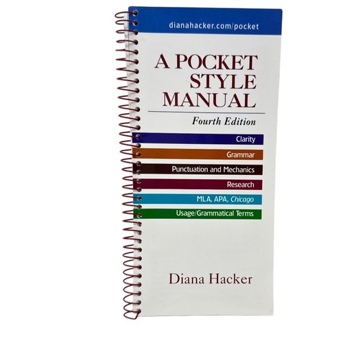 A Pocket Style Manual Fourth Edition By Diana Hacker | eBay