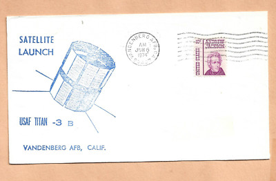 USAF TITAN 3B LAUNCH JUN 6,1974 VAFB SWANSON SPACE COVER NASA | eBay