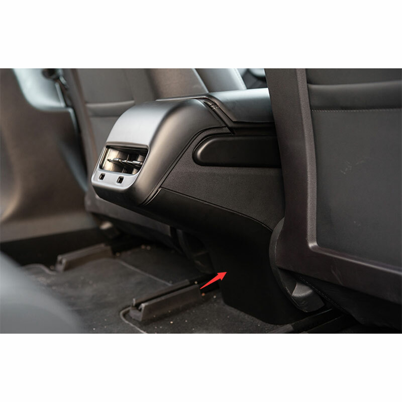 For Tesla Model 3 2017-21 Matte Black Rear Air Outlet Anti-Kick Panel ...