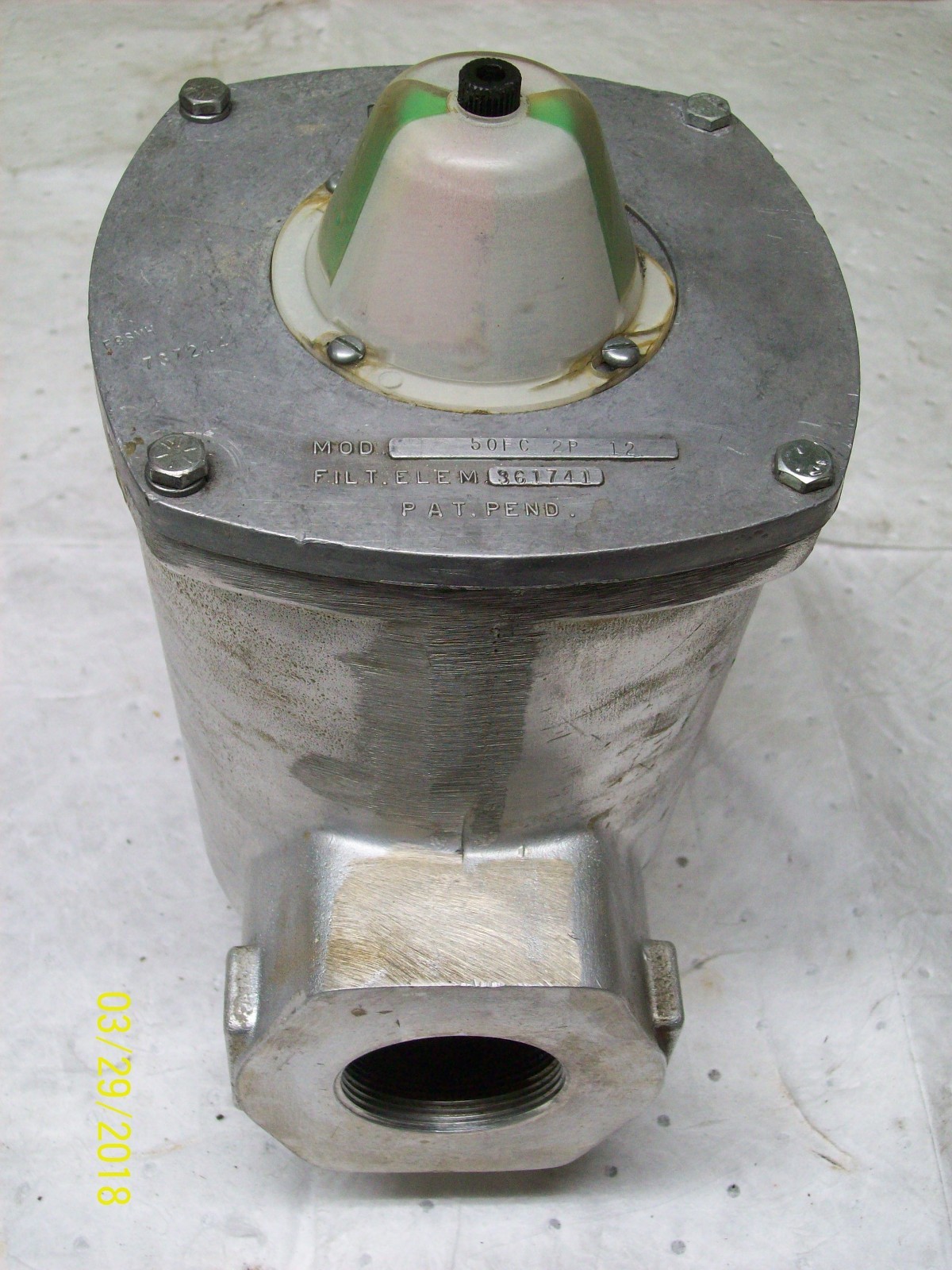 SPERRY VICKERS 50FC2P12 HYDRAULIC SUCTION FILTER | eBay