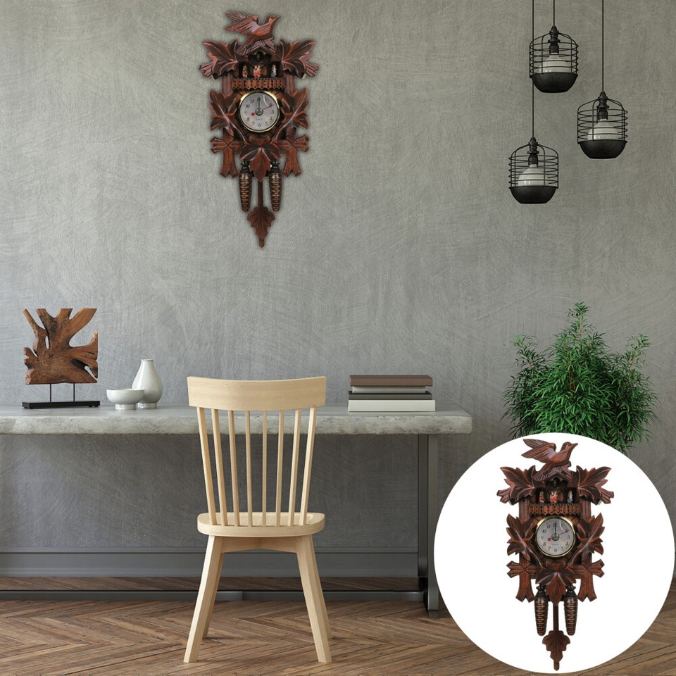 Coo Clocks Wall Cuckoo Grandson Wooden Home Decoration Decorate Work | eBay