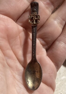 WATSON STERLING SILVER USN NAVY SPOON PIN BROOCH | eBay