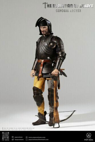 New POP COSTUME EE01 1/6 French Mercenaries Genoese Crossbowmen Captain ...