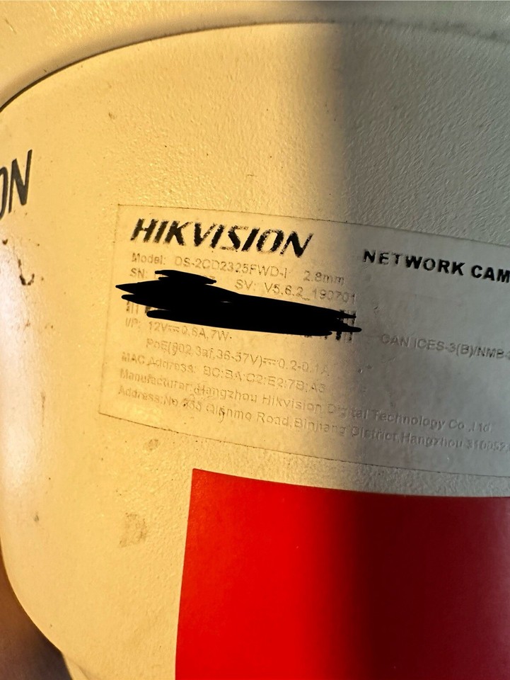 Hikvision IP Camera DS-2CD2325FWD-I 2.8mm 2MP + backbox | eBay