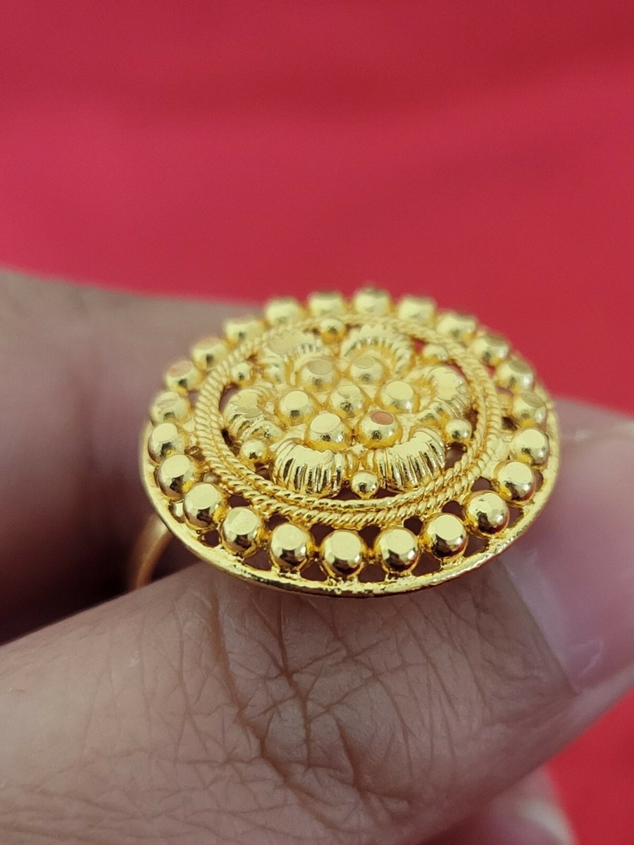 Nepali Jewelry Gold Plated Ring
