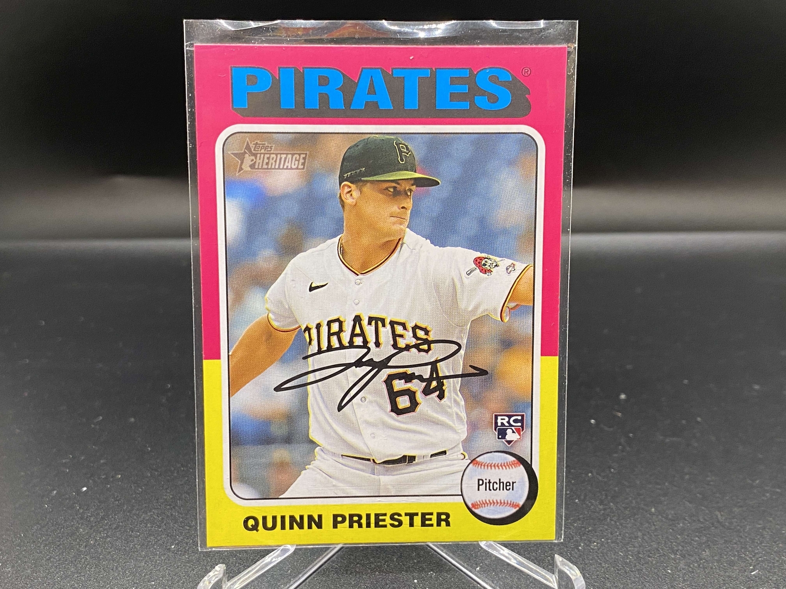 Quinn Priester 2024 Topps Heritage Color Swap SP VAR #172 Pirates RC | eBay