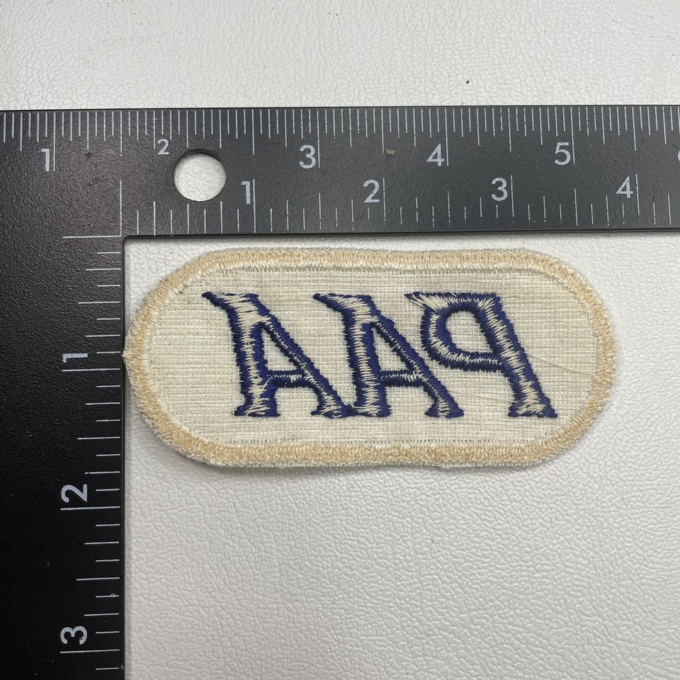 Vtg PAA PAN AMERICAN AIRWAYS (Pan Am) Airline Airplane Patch O00K | eBay