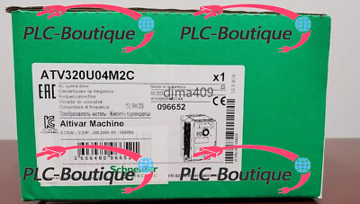 New ATV320U04M2C Schneider Electric VFD 0.37KW 1/2HP Single Phase 50 ...
