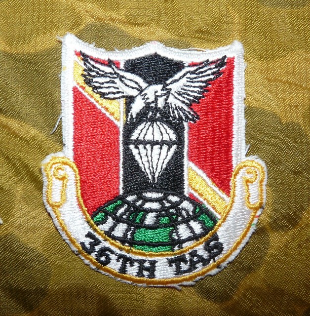 Vintage USAF 36th Tactical Airlift Squadron TAS Cut Edge Patch | eBay