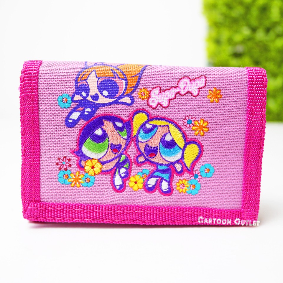 The Power Puff Girls Wallet Bubbles Buttercup Blossom Pink Trifold ...