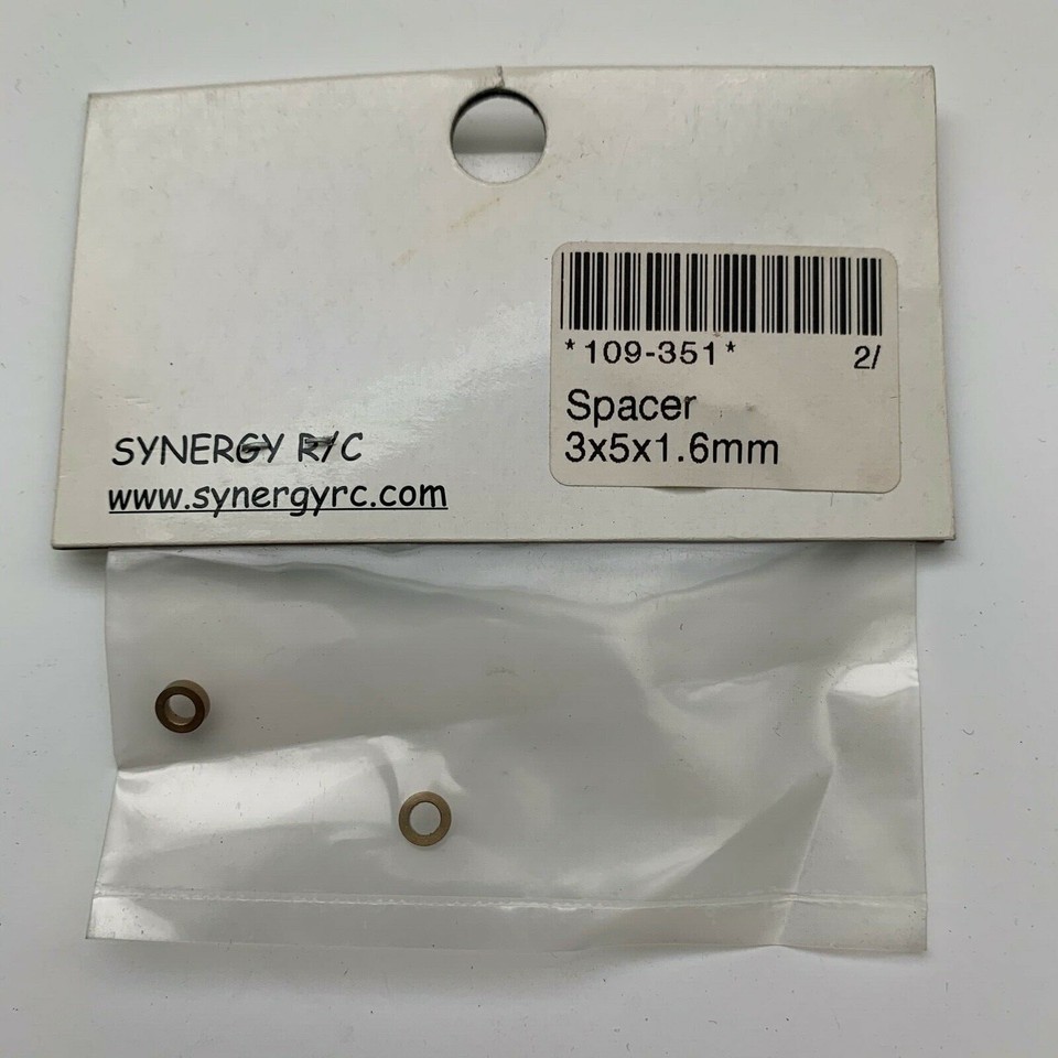 109-351 Synergy RC Helicopter N9 Spacer 3x5x1.6mm New In Packag 109351 ...