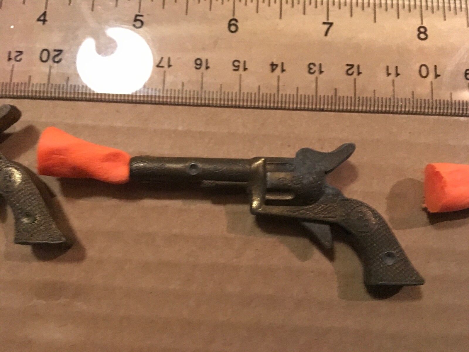 3 - RARE Vintage Roy Rogers TUCK A WAY GUN Tiny Works Cap Toy 1950's ...