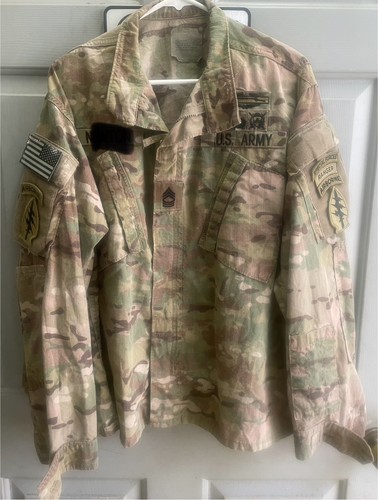 Named 3rd Special Forces Group OCP Top CIB DIVE SUP JM Combat Worn ...