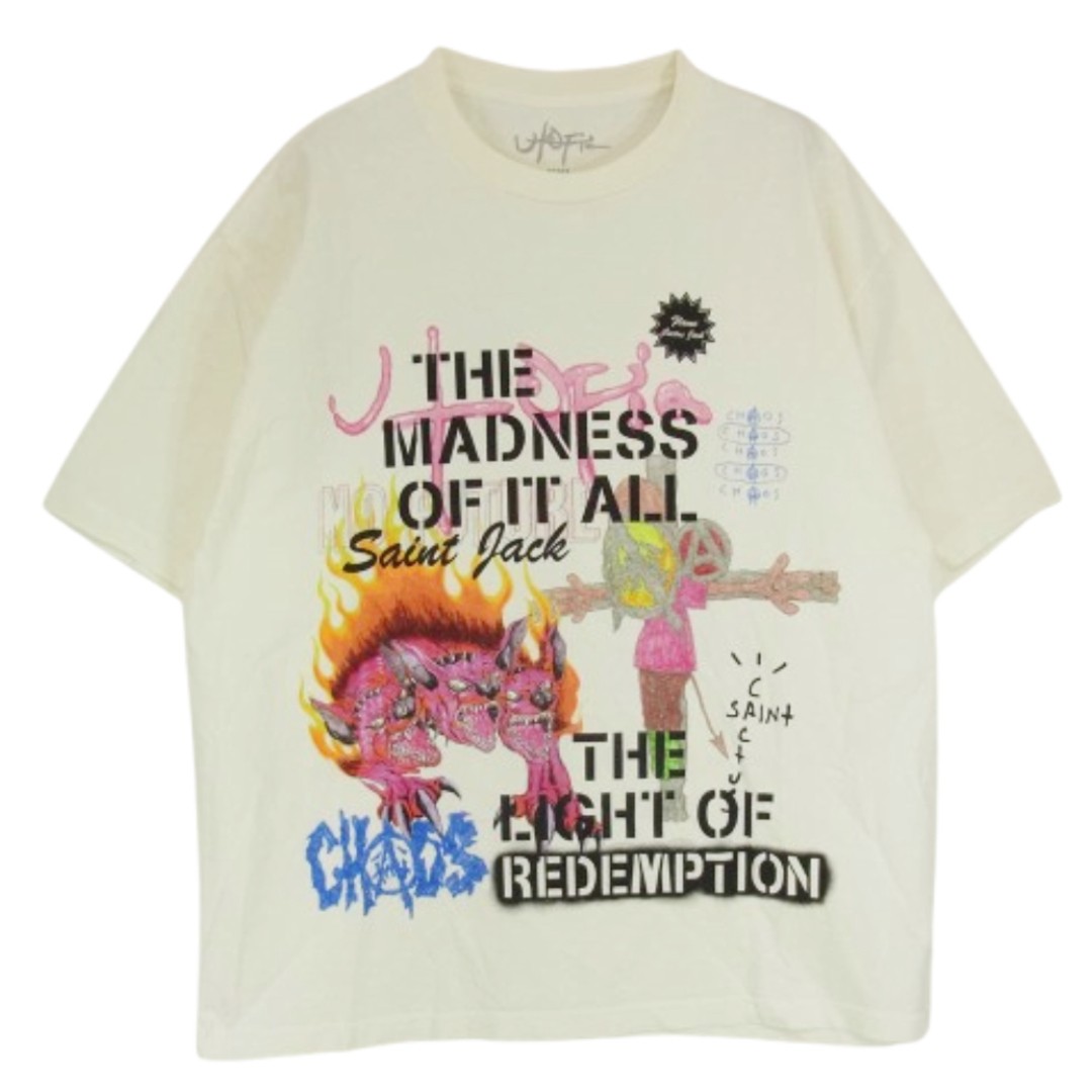 SAINT MICHAEL St. 23SS Travis Scott Utopia 3A TEE Whi… - Gem