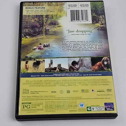 The Jungle Book Disney DVD Idris Elba Bill Murray *BUY 2 GET 3 FREE* | eBay