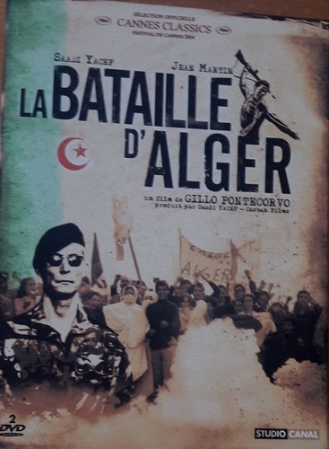 LA BATAILLE D'ALGER SAADI YACEF JEAN MARTIN GILLO PONTECORVO CANNES ...