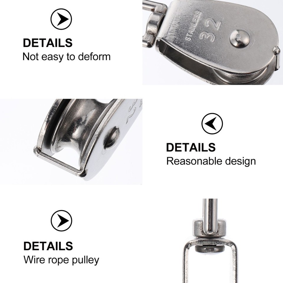 Gym Pulley Wheel Lift Load Bearing Pulleys Working Out Lifting System ...