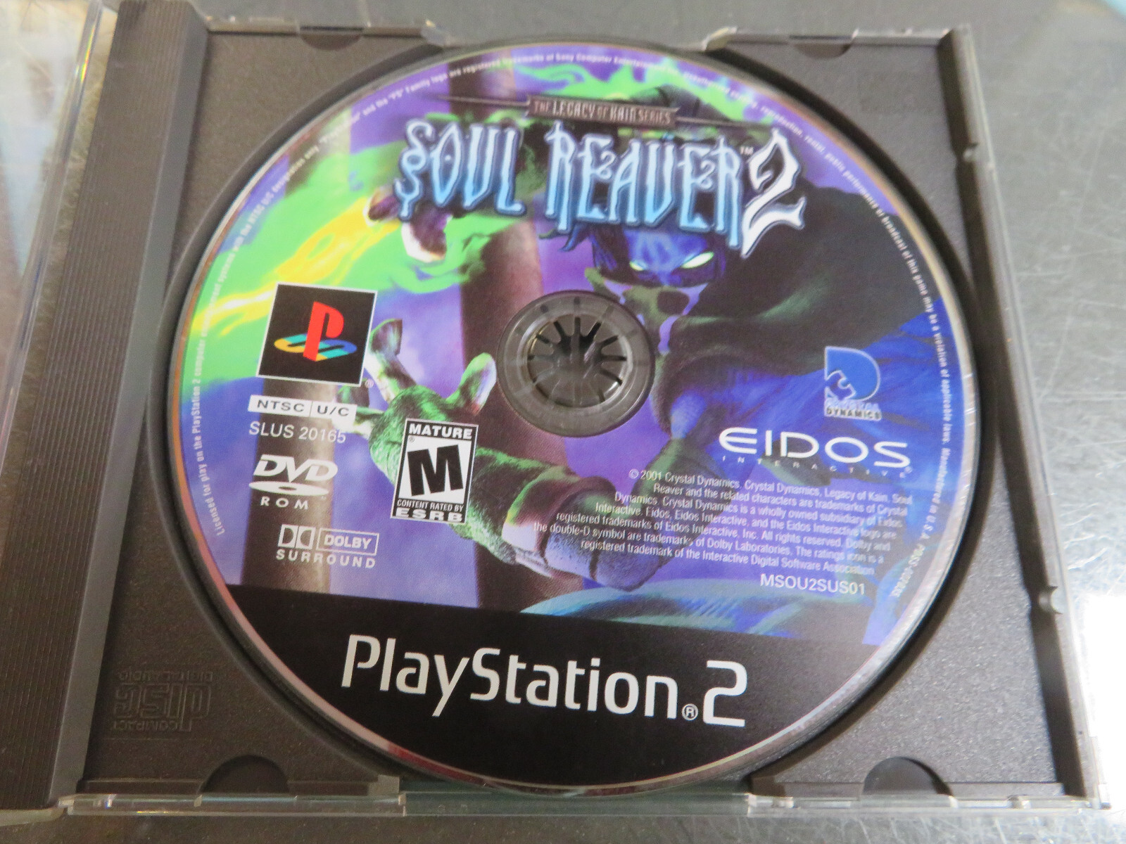 Legacy of Kain Soul Reaver 2 (Sony PlayStation 2, 2001) PS2 * DISC ONLY ...